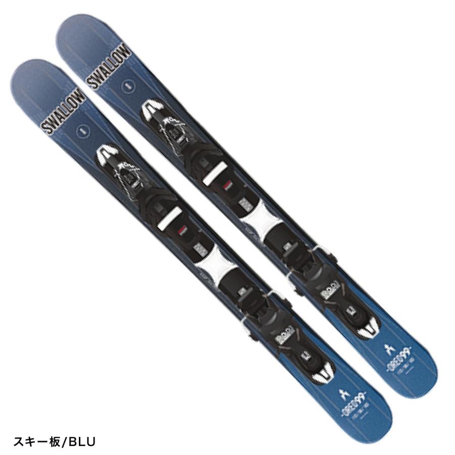 スキーセット 4点 SWALLOW スワロー ショートスキー スキー板 2024 OREO 99 BLU +XPRESS 10 GW B93 +ROSSIGNOL ブーツ 24 SPEED ...