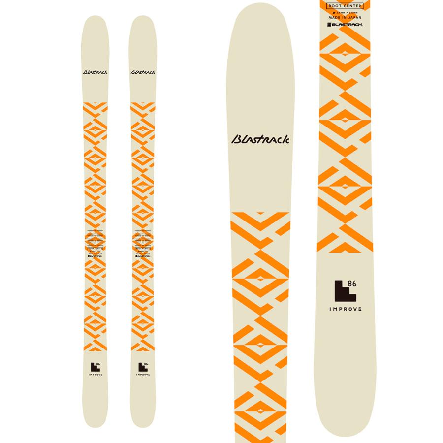 BLASTRACK ブラストラック スキー板 メンズ レディース 2025 IMPROVE 86 [ インプルーヴ 86 ] + ATTACK 14 ビンディング セット 取付無料 ...