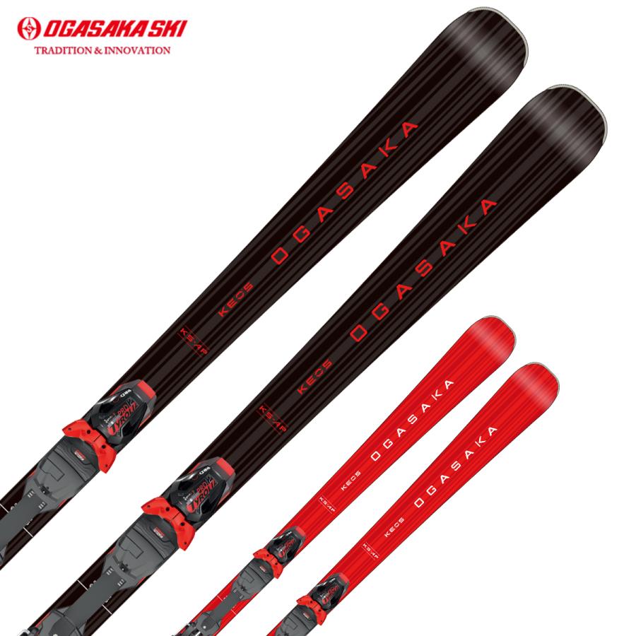 OGASAKA オガサカ スキー板 メンズ レディース＜2026＞KEO'S 〔ケオッズ〕 KS-AP BK/RD + PRD 12 GW BK/RD/WTビンディング セット 取付無料【早期 ...