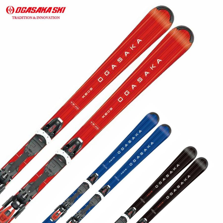 OGASAKA オガサカ スキー板 メンズ レディース＜2026＞KEO'S 〔ケオッズ〕 KS-AD BK/RD/BL + PRD 11 GW BK/WT/RDビンディング セット 取付無料 ...