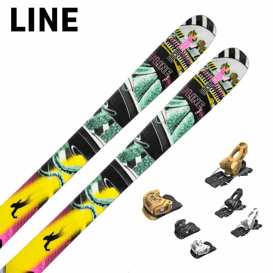 LINE ライン スキー板 メンズ レディース 2025 BACON SHORTY [LN2401920] + チロリア ATTACK LYT ...