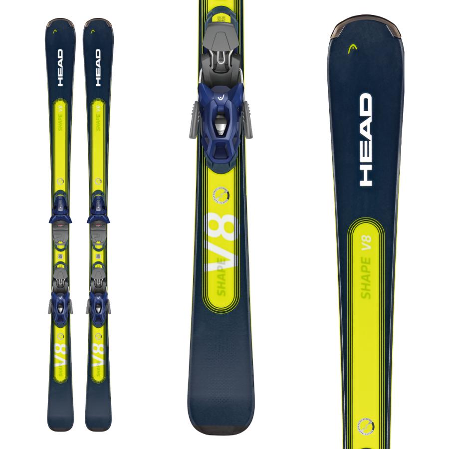 HEAD ヘッド スキー板 メンズ レディース 2024 SHAPE E-V8+All Mountain PR Base+PR 11 GW グリップウォーク対応 ビンディング セット ...