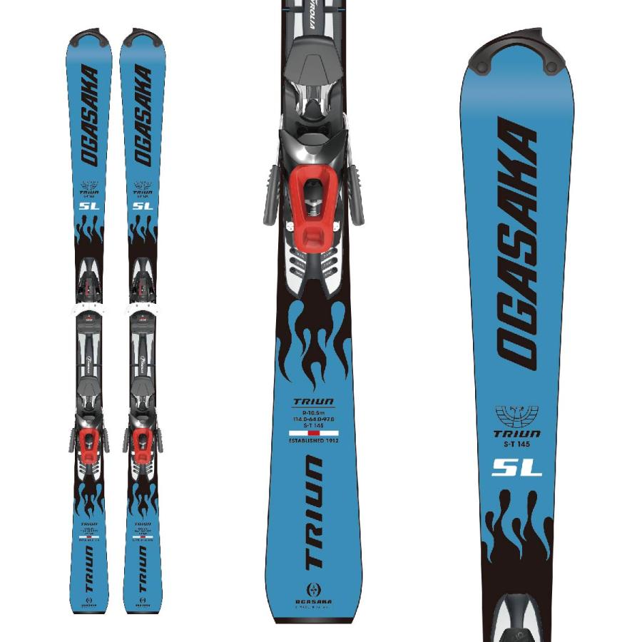 OGASAKA オガサカ スキー板 キッズ ジュニア ＜2024＞ TRIUN 〔トライアン〕S.TEAM + TX10 GW Power Plate9 ビンディングセット 取付無料 ...