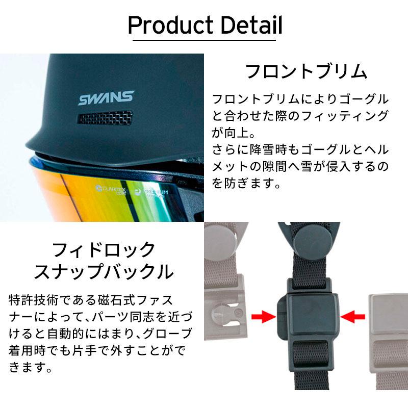 SWANS スワンズ スキーヘルメット メンズ レディース 2025 HSF-251 / エイチエスエフ 251 P1 : スキー専門店タナベスポーツ - 通販 - Yahoo!ショッピング