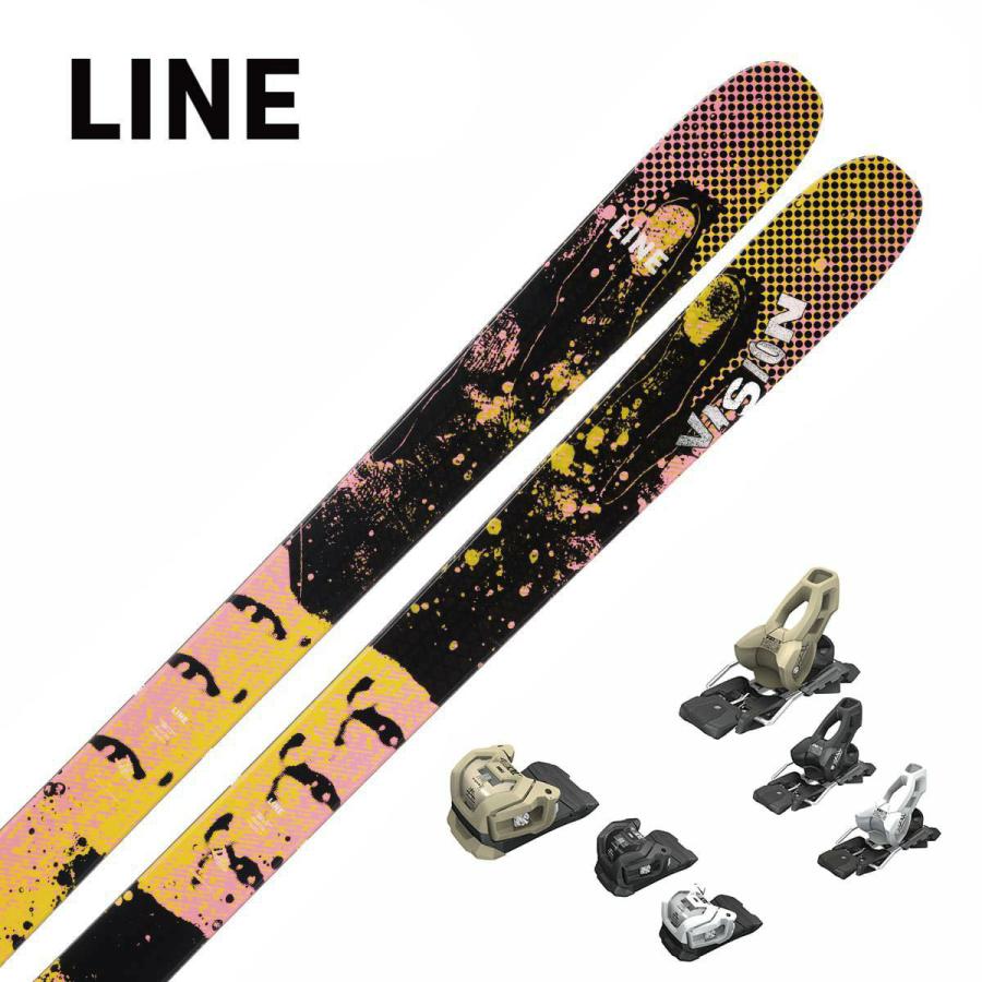 LINE ライン スキー板 メンズ レディース＜2025＞ VISION 104 + ATTACK LYT 11 GW 【金具付き・取付送料 ...