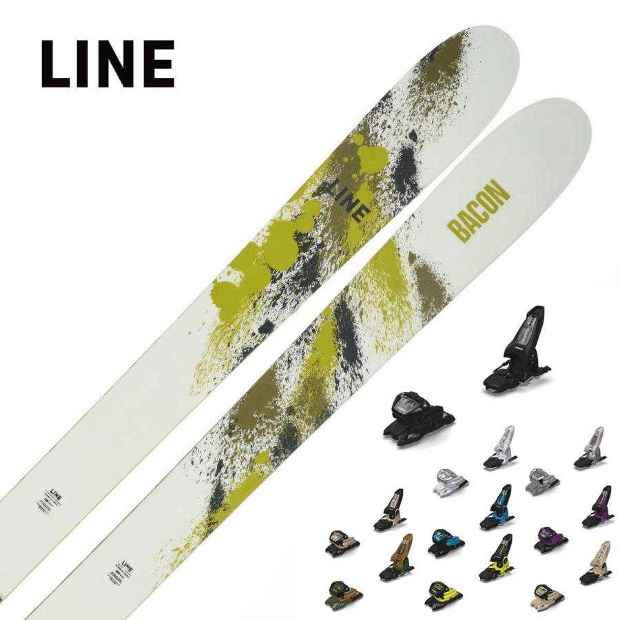 LINE スキー板 ライン メンズ レディース ＜2024＞ BACON 115 / A230300301 + GRIFFON 13 ...
