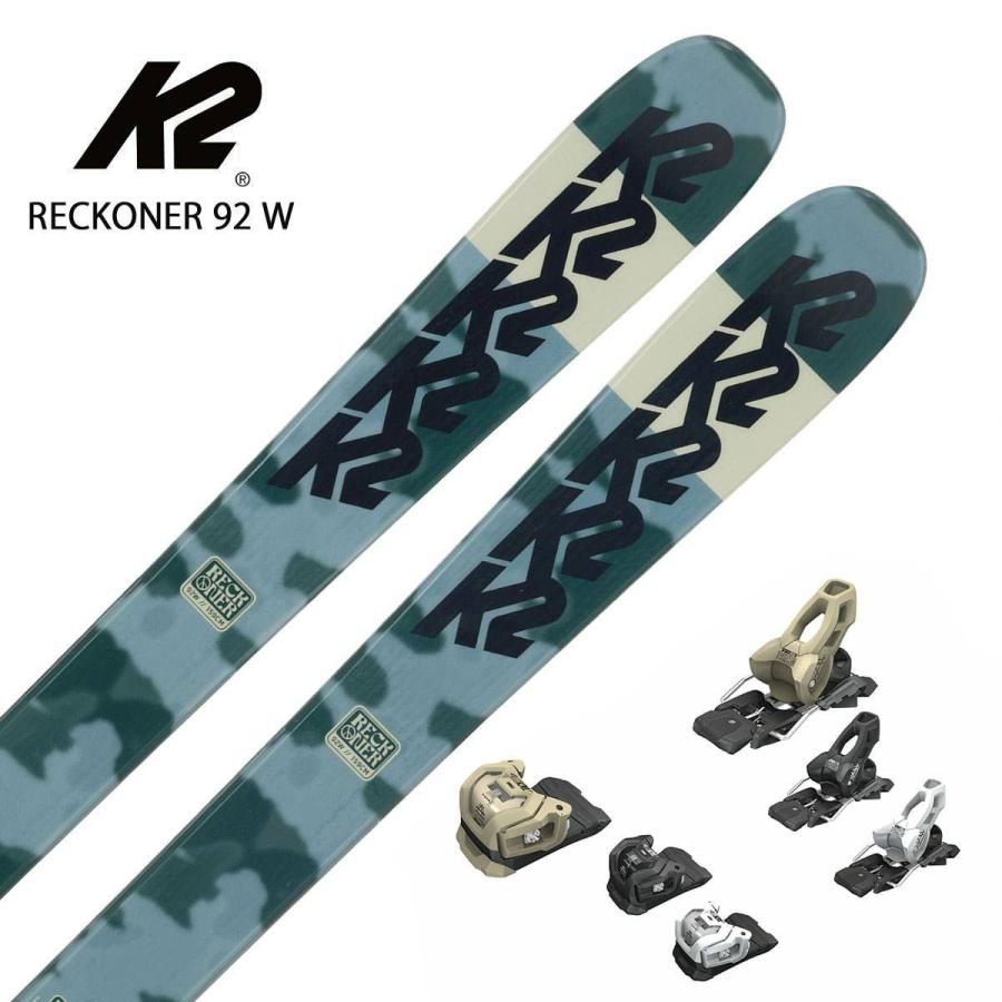 エントリーでP最大25.5倍！18日までスキー板 レディース K2 ケーツー ＜2024＞ RECKONER 92 W / S230303301 + ATTACK LYT 11 GW ...