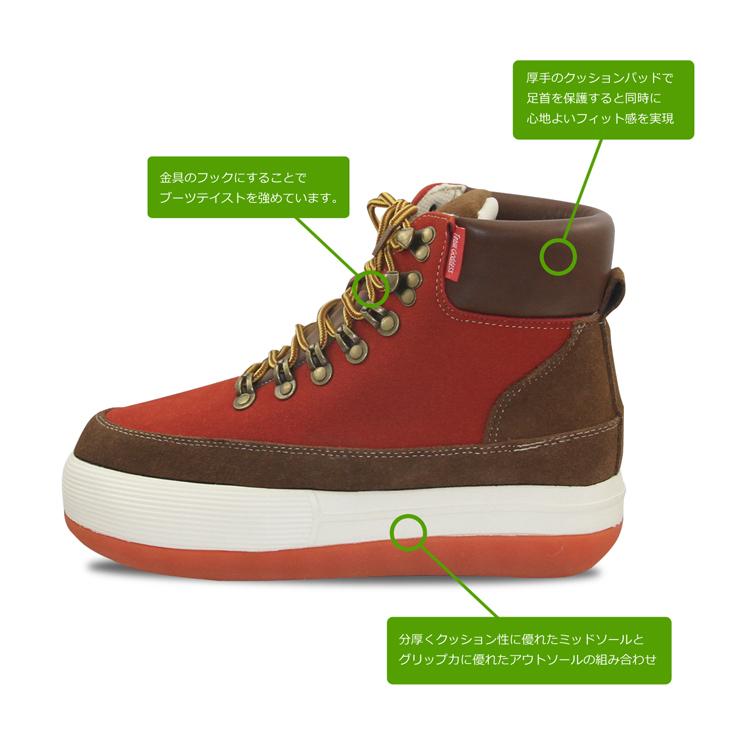 GODDESS ゴッデス マウンテンボーダーブーツ +enbridge インソール