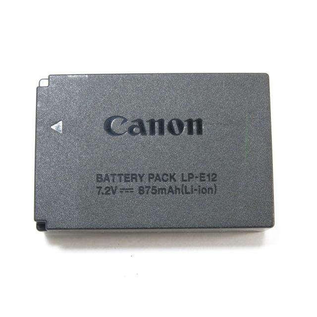 キヤノン 【 作動確認済・中古品 】Canon LP-E12 バッテリー キャノン [管3342CN] : カメラの多成堂 - 通販 - Yahoo!ショッピング