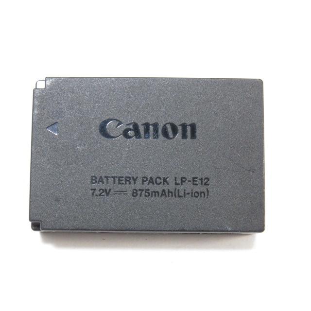 キヤノン 【 作動確認済・中古品 】Canon LP-E12 バッテリー キャノン [管3343CN] : カメラの多成堂 - 通販 - Yahoo!ショッピング