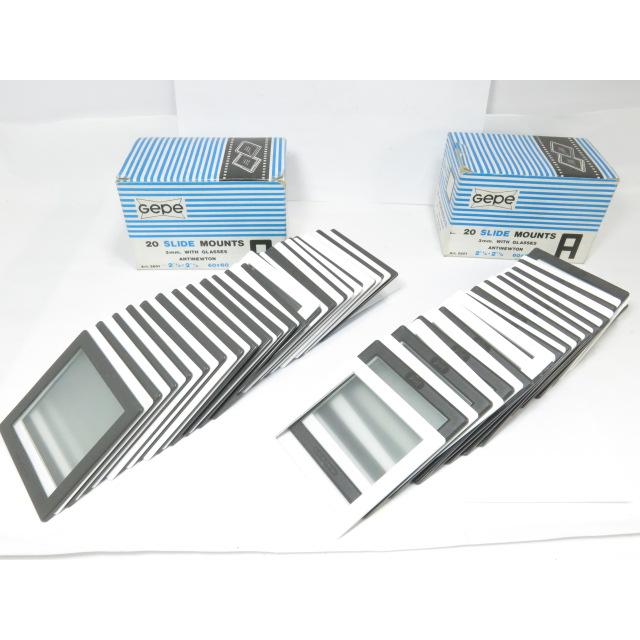 中古品 】GEPE 60x60 スライドマウント 2箱 (※合計36個のみ) ゲぺ[管3597X] : カメラの多成堂 - 通販 ...