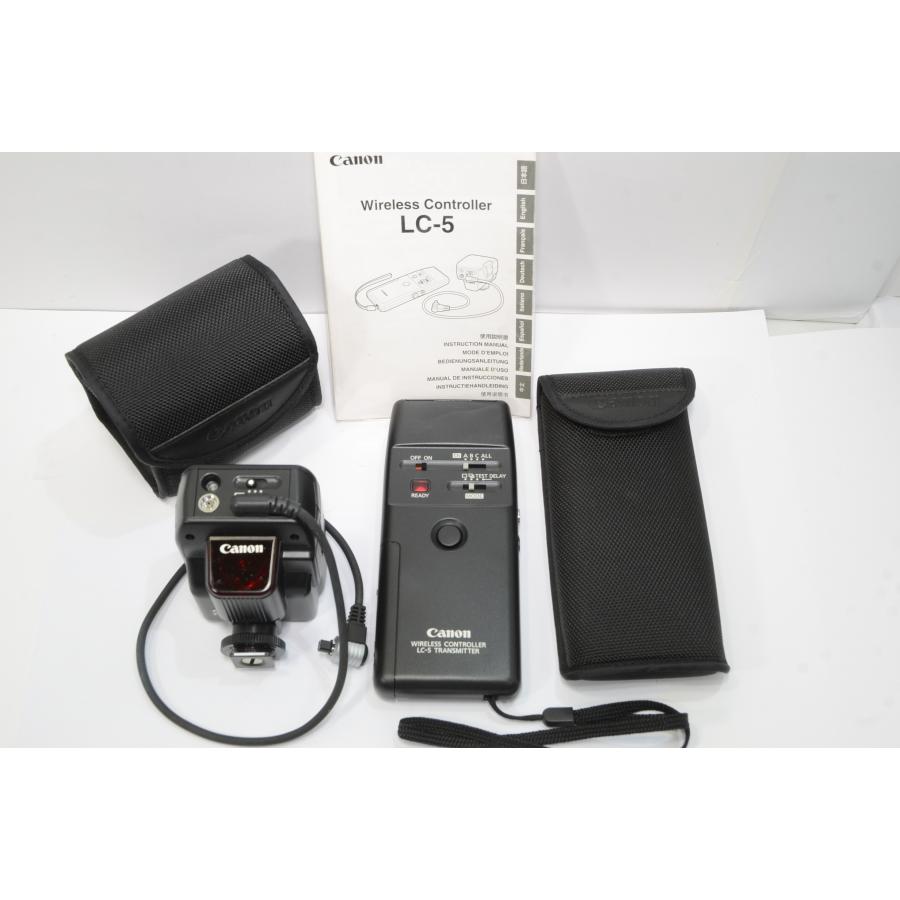 キヤノン [ 美品 ] Canon LC-5 ワイヤレスコントラーラー・レシーバーセット ケース 取説付 キヤノン[管GF112] : カメラ ...
