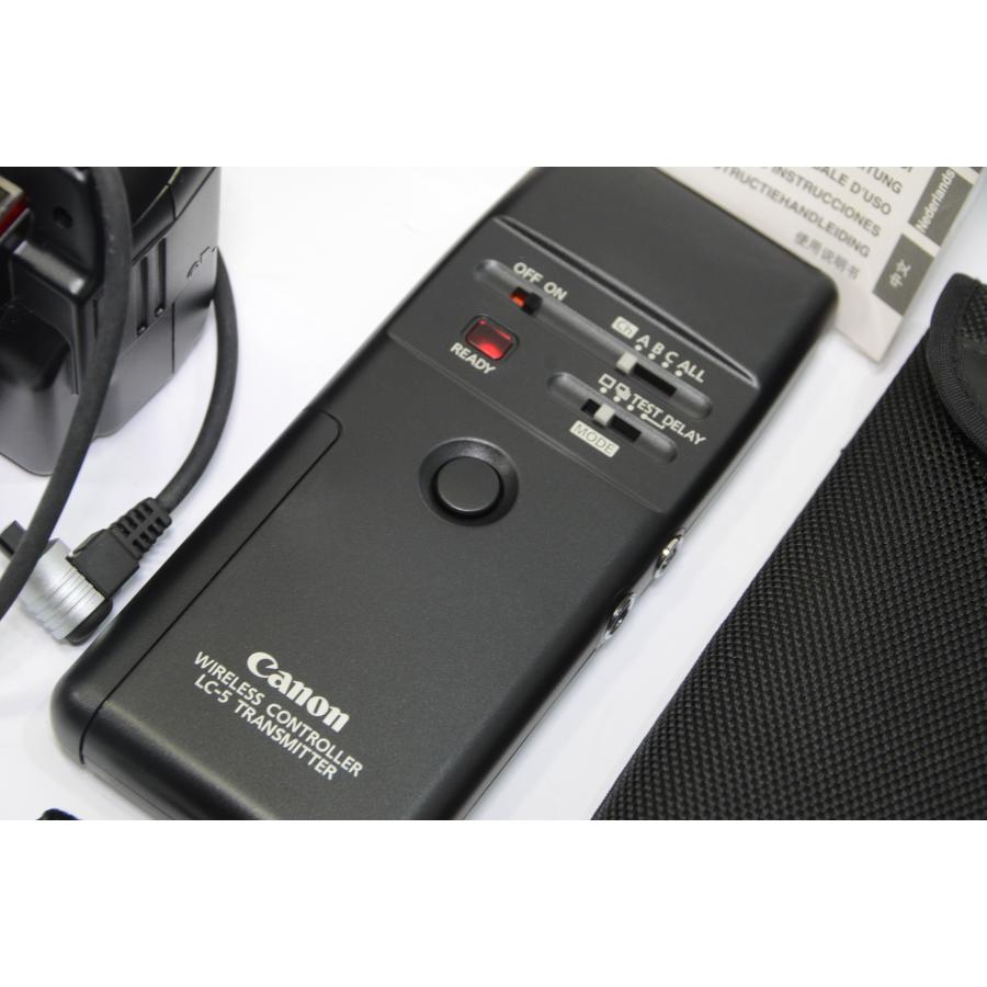 キヤノン [ 美品 ] Canon LC-5 ワイヤレスコントラーラー・レシーバーセット ケース 取説付 キヤノン[管GF112] : カメラ ...