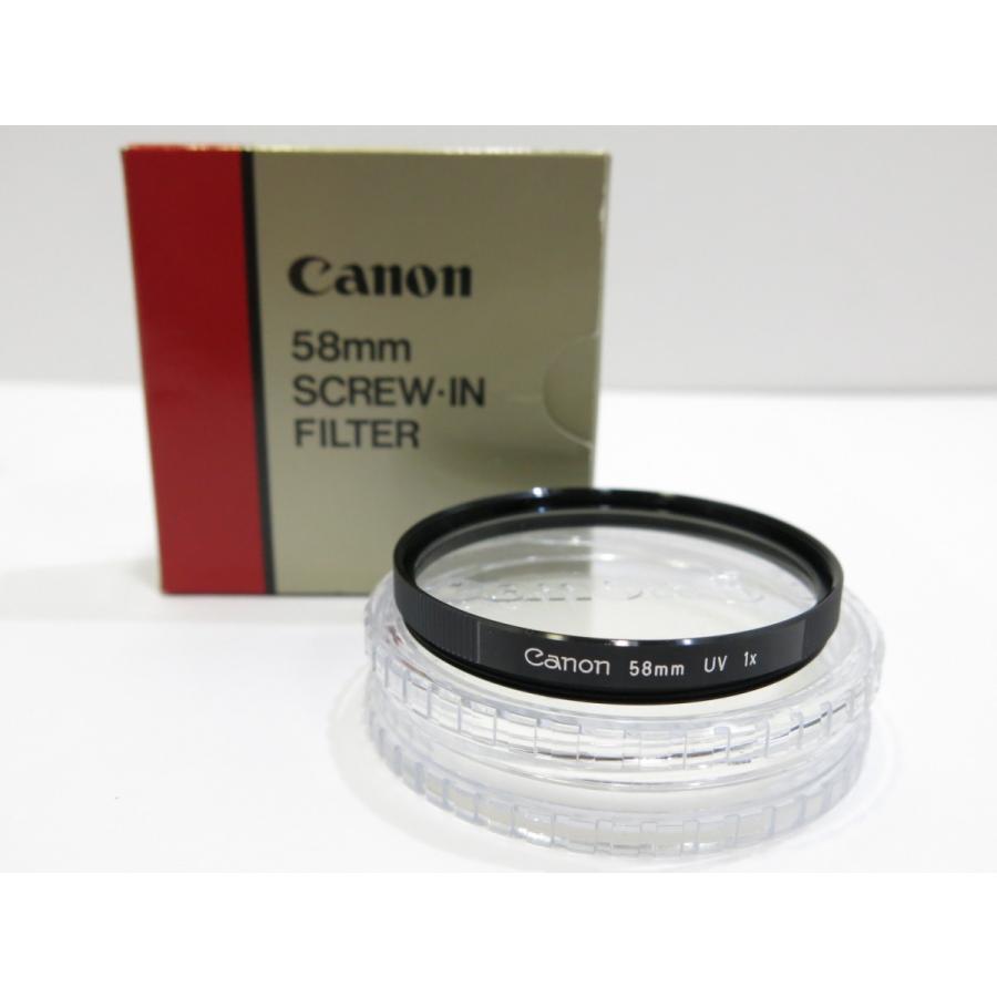 美品 】Canon 純正 58mm SCREW-IN FILTER フィルター キヤノン 安心のケース元箱付き [管GF15] :GF15 ...