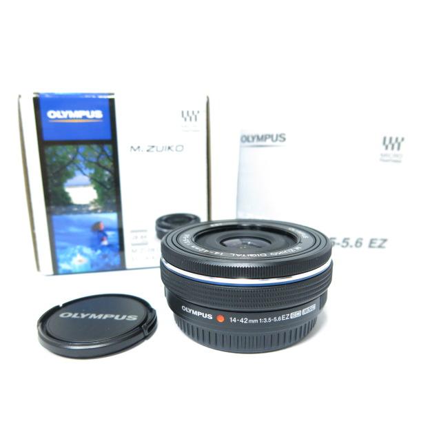 オリンパス 【 極上品 】OLYMPUS M.ZUIKO DIGITAL ED 14-42mm F3.5-5.6 EZ 元箱付 [管 ...