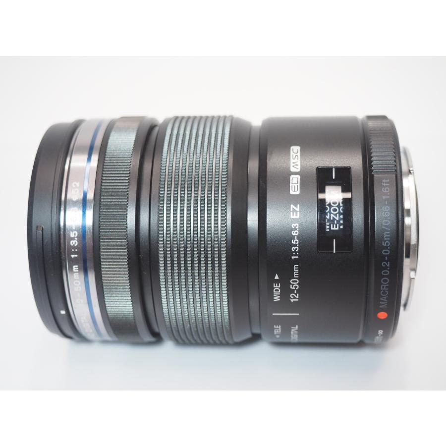 オリンパス OLYMPUS M.ZUIKO DIGITAL 12-50mm F3.5-6.3 EZ ED MSC 純正フード付 レンズ [管 ...
