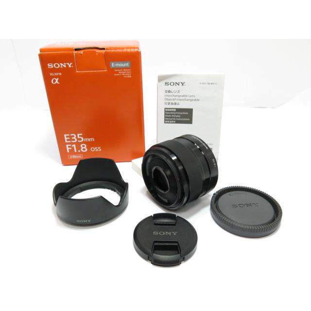 SONY 【 極美品 】SONY E35mm F1.8 OSS SEL35F18 ソニー レンズ フード 元箱付き[管SO714] : カメラ ...