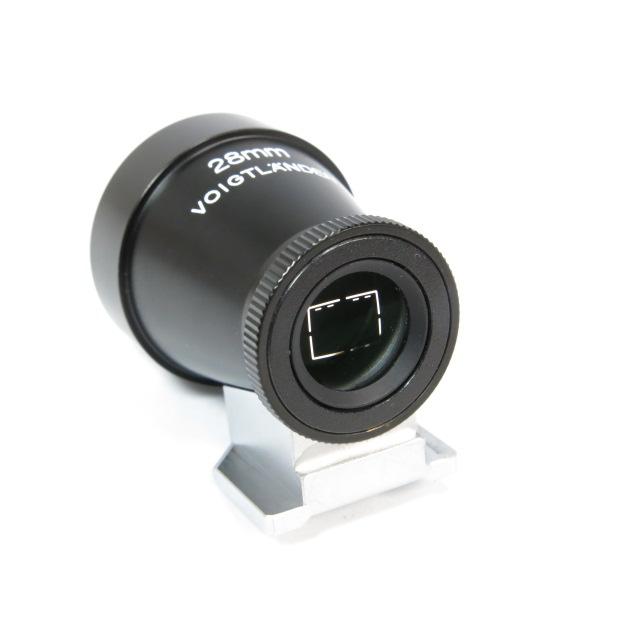 美品 】Voigtlander View Finder M 28mm ビューファインダー ブラック フォクトレンダー [管V2230 ...