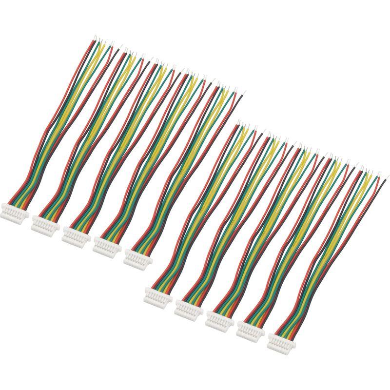 オーディオファン JST SHコネクタ SH8ピン 8P AWG24 1.0mmピッチ SH F 8ピン ケーブルワイヤー 約10cm 10 ...