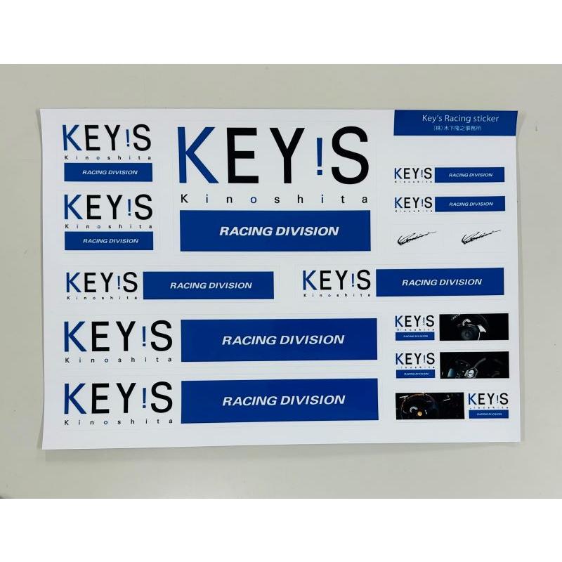 マルチステッカー KEY'S RACING : ATCnetヤフー店 - 通販 - Yahoo!ショッピング
