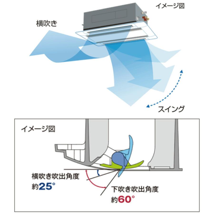日立 日立《RCID-GP80RSHJ8》パッケージエアコン 省エネの達人 天カセ 2方向 シングル 3馬力 単相200V:RAS-GP80RSHJ3+RCID-GP80K2+P ...