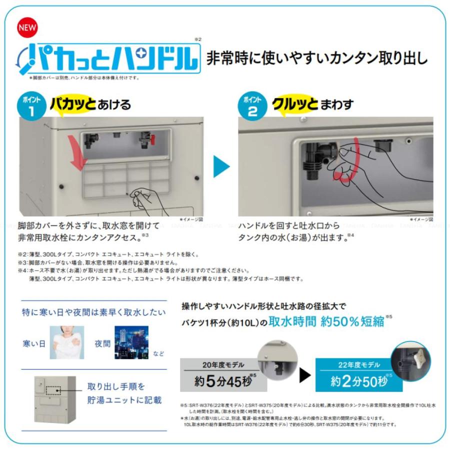 三菱電機 【】 三菱 SRT-W466 (SRT-WT466 + SRT-MU606-AW) リモコン付RMCB-D6SE 脚部カバー付GT-M460W) : エコキュート フルオートW ...