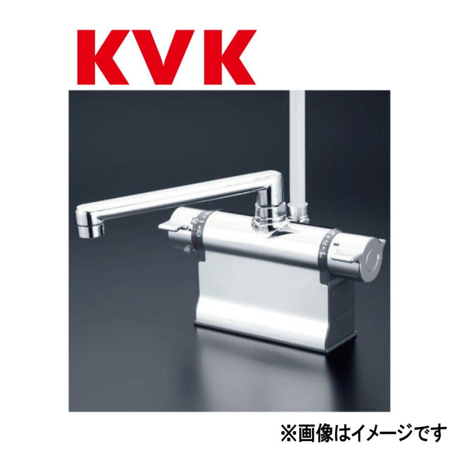 KVK デッキ形サーモスタット式シャワー(ピッチ可変タイプ):KF 3011 T H21新∴∴ : たね葉 Yahoo!店 - 通販 - Yahoo!ショッピング