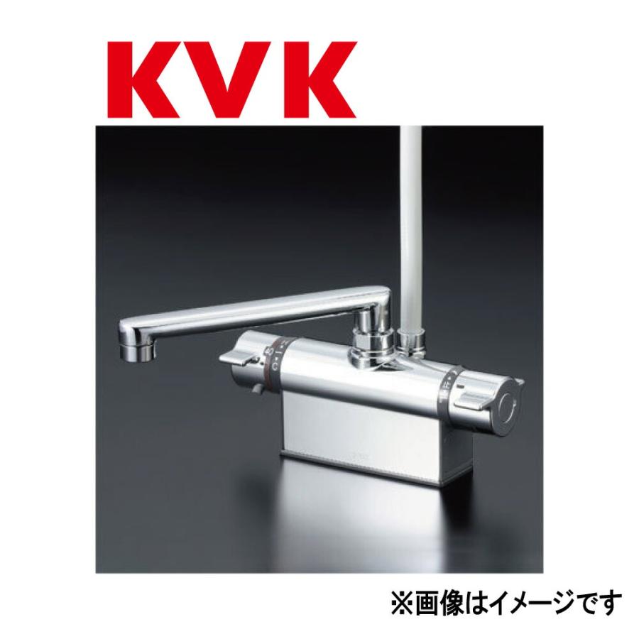 KVK デッキ形サーモスタット式シャワー(取付ピッチ100mm):KF 801 T∴∴ : たね葉 Yahoo!店 - 通販 - Yahoo!ショッピング