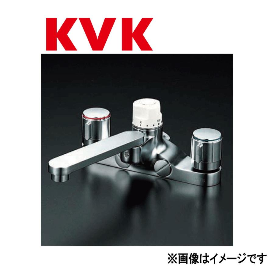 KVK デッキ形定量止水付2ハンドル混合栓:KM 296∴∴ : たね葉 Yahoo!店 - 通販 - Yahoo!ショッピング