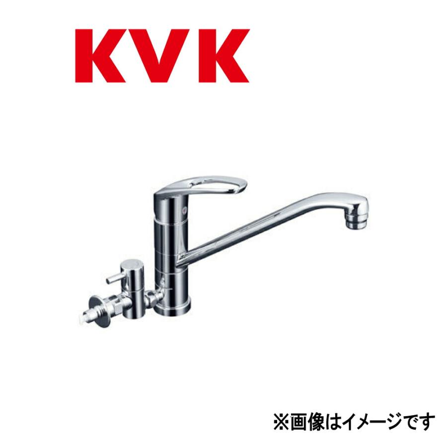 KVK 流し台用ワンレバー式混合栓(回転分岐止水栓付):KM 5041 HTTU∴∴ : たね葉 Yahoo!店 - 通販 - Yahoo!ショッピング