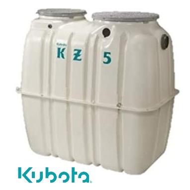 クボタ KZ2-5+底板+GM600x1+450x1 +JDK-60 ブロワー 嵩上げ300H付属 : コンパクト合併浄化槽 BOD20 T-N20 SS15 高度処理型 : たね葉 ...