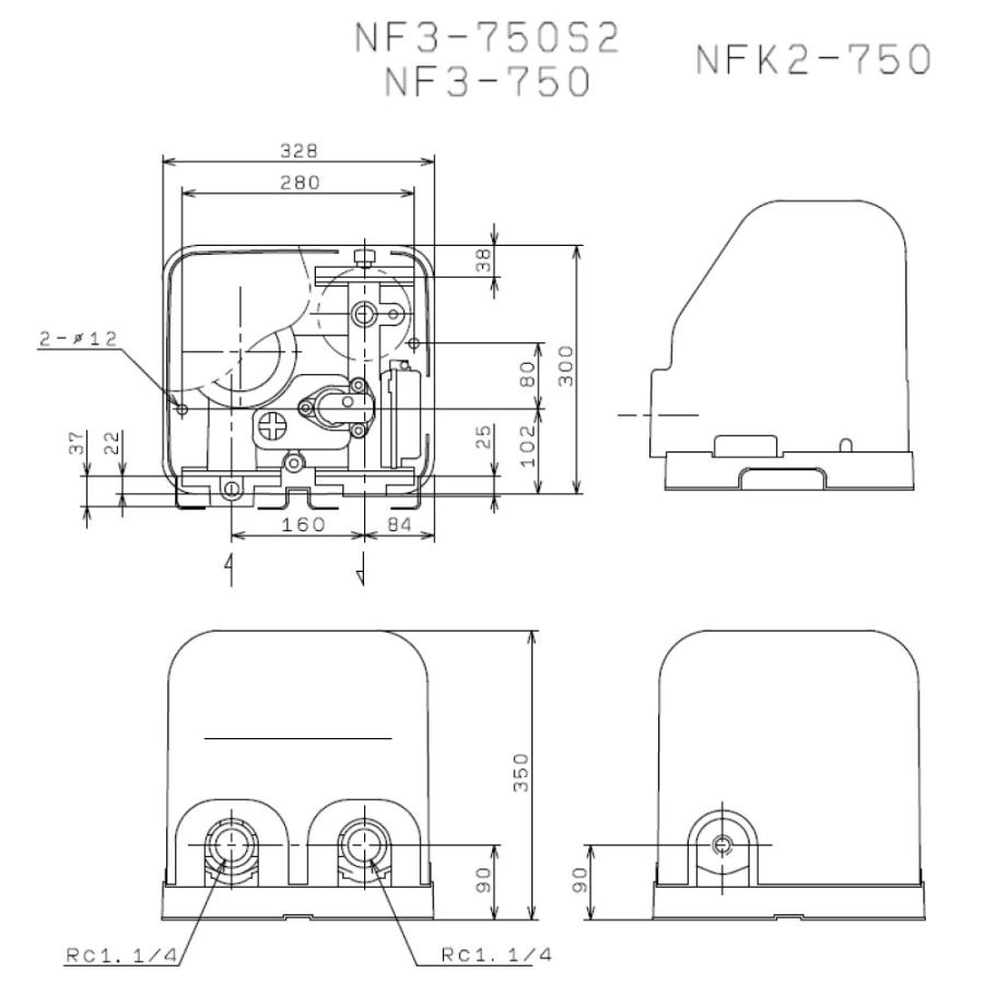 川本製作所 NF3-750+TAK4-50+付属品セット付 三相200V 750w : インバーターポンプ ソフトカワエース 500L・FRP製受水槽付 タンク付 : たね葉 Yahoo!店 ...