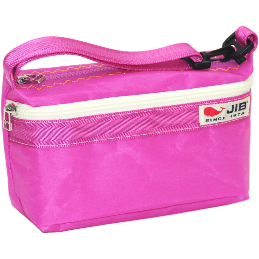 JIB HPOM ハンドルポーチM HPOM58 ピンク×イエローステッチ : タニダWEBショップ - 通販 - Yahoo!ショッピング