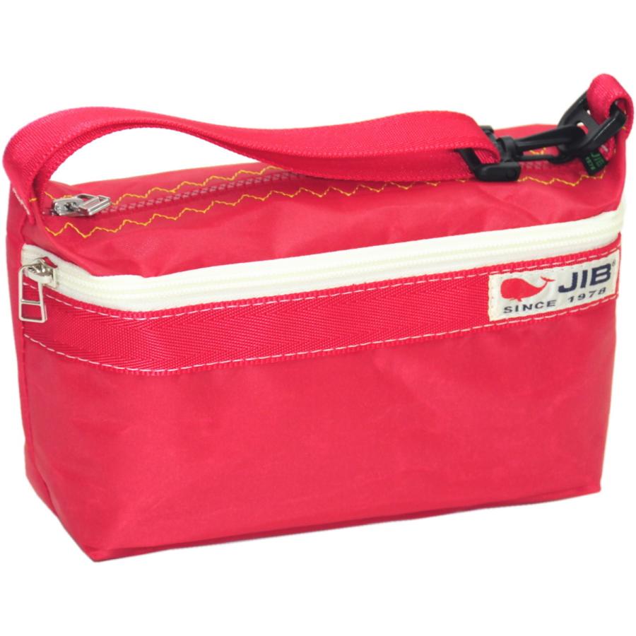 JIB HPOM ハンドルポーチM HPOM58 レッド×イエローステッチ : タニダWEBショップ - 通販 - Yahoo!ショッピング