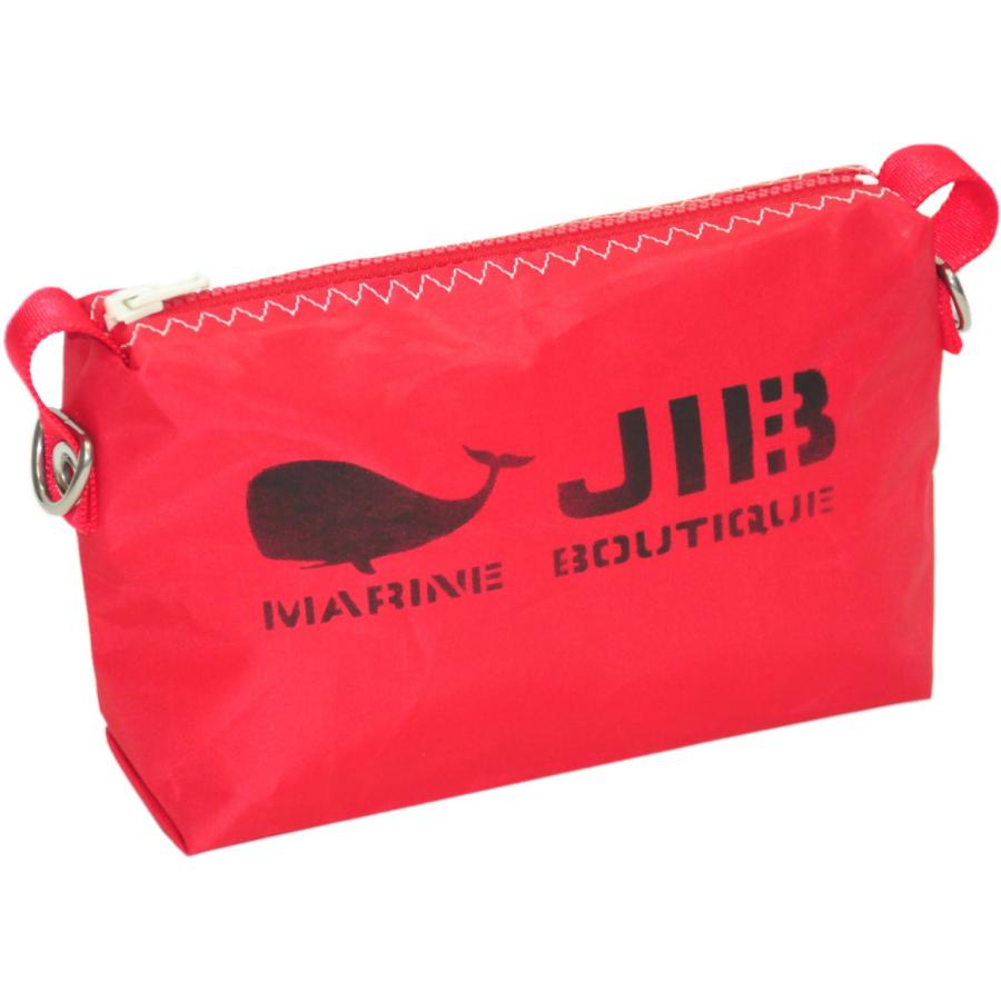 JIB PODSS53 JIB ドキュメントポーチSS レッド×レッドファスナー／レッド耳 PODSS53 : タニダWEBショップ - 通販 - Yahoo!ショッピング
