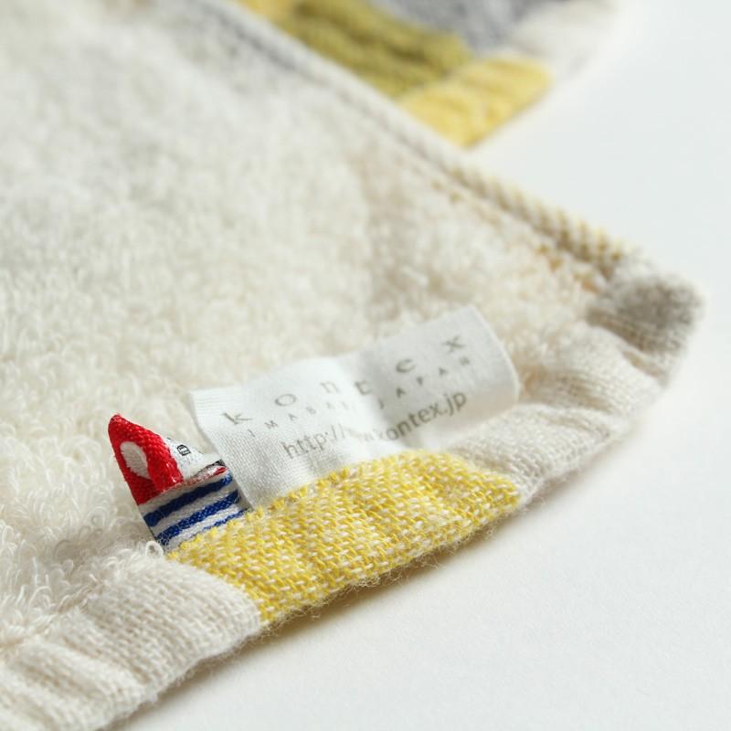 今治タオル コンテックス ブロックチェック Imabari Towel Kontex Block Check フェイスタオル イエロー : Tanokichi Towel Service ...