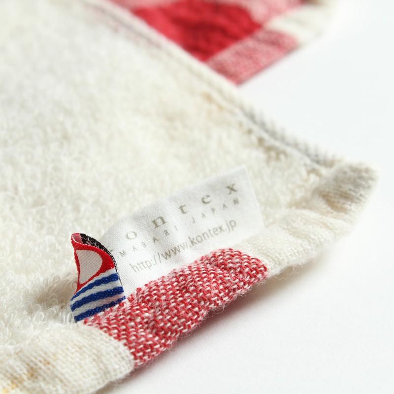 今治タオル コンテックス ブロックチェック Imabari Towel Kontex Block Check バスタオル レッド : Tanokichi Towel Service - 通販 ...