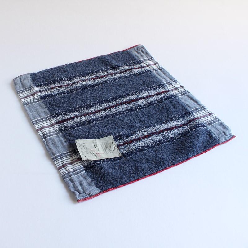 今治タオル コンテックス 40ストライプ Imabari Towel Kontex 40 Stripe ゲストタオル ネイビー : fstripe-102 : Tanokichi Towel ...