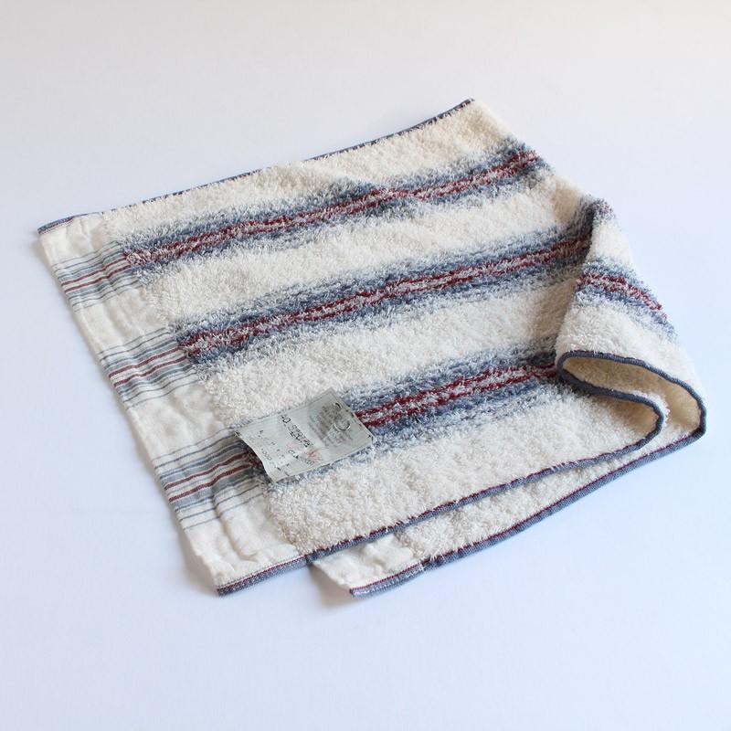 今治タオル コンテックス 40ストライプ Imabari Towel Kontex 40 Stripe フェイスタオル アイボリー : Tanokichi Towel Service - 通販 ...
