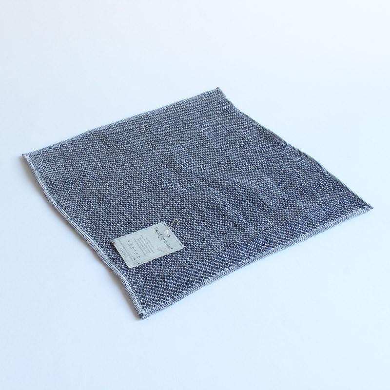 今治タオル コンテックス ハンカチーフ Imabari Towel Kontex Handkerchief リネンツィード ネイビー : Tanokichi Towel Service ...