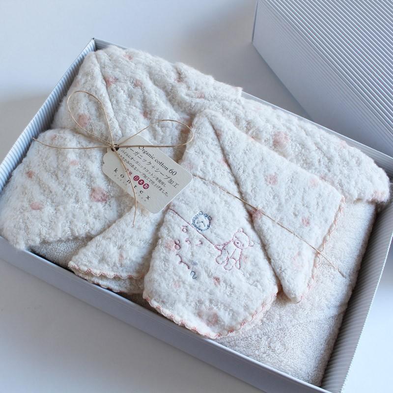 今治タオル コンテックス ミュール ギフトセット Imabari Towel Kontex Mule GiftSet フード付きバスタオルxハンカチ : Tanokichi Towel ...