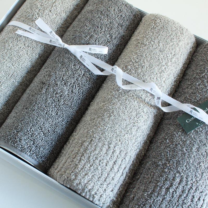 今治タオル コンテックス ヴィータ ギフトセット Imabari Towel Kontex Vita GiftSet バスマット2枚xバスタオル2枚 : Tanokichi Towel ...