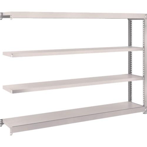 TRUSCO M1．5型軽中量棚 1760×295×1200 4段 連結 ネオグレー M1．5−4634B−NG 1台 （直送 ...