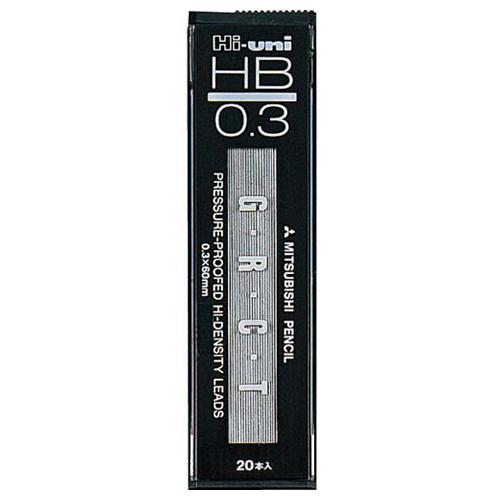 三菱鉛筆 三菱鉛筆 シャープ替芯 Hi−uni 0．3mm HB HU03300HB 1個（20本） : ぱーそなるたのめーる - 通販 - Yahoo!ショッピング