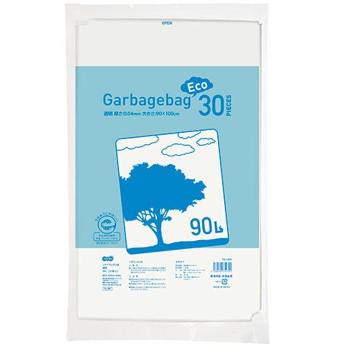 大塚商会 TANOSEE リサイクルポリ袋 透明 90L 1パック（30枚） : ぱーそなるたのめーる - 通販 - Yahoo!ショッピング