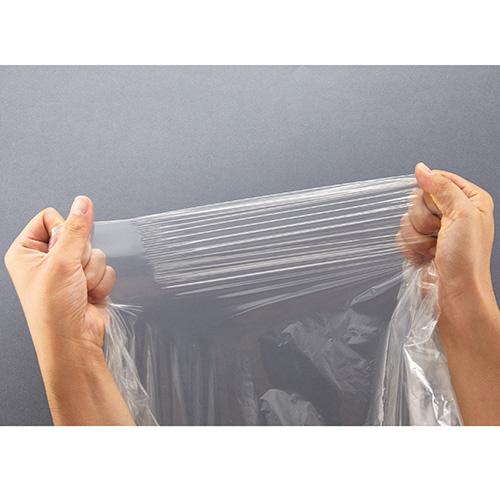 TANOSEE リサイクルポリ袋（ストレッチ） 透明 45L 1パック（10枚） : 0689863 : ぱーそなるたのめーる - 通販 - Yahoo!ショッピング