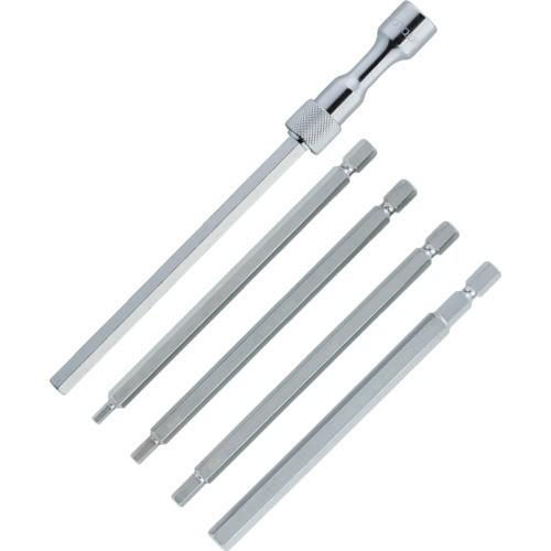 水戸工機 T型ホローレンチ 差替式ビットホルダーソケット＋ビット5本セット（3BH−150L） THC−3BH−150S 1セット （直送 ...