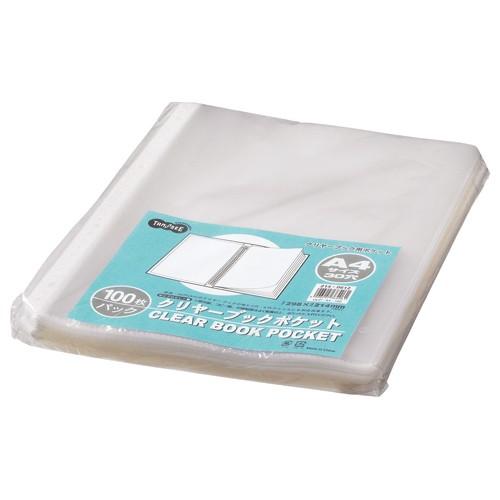 大塚商会 TANOSEE クリヤーブックポケット A4タテ 2・4・30穴 1パック（100枚） : ぱーそなるたのめーる - 通販 - Yahoo!ショッピング