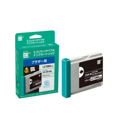 エコリカ エコリカ リサイクルインクカートリッジ ブラック（顔料） [ブラザー：LC10BK互換] ECI−BR10B 1個 （お取寄せ品） : ぱーそなるたのめーる - 通販 - Yahoo ...