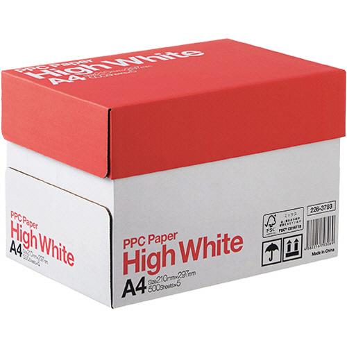 PPC PAPER High White A4 箱 2500枚 新品 送料無料